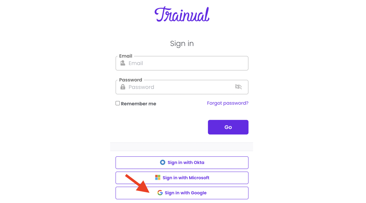Set Up Guide for Google SSO